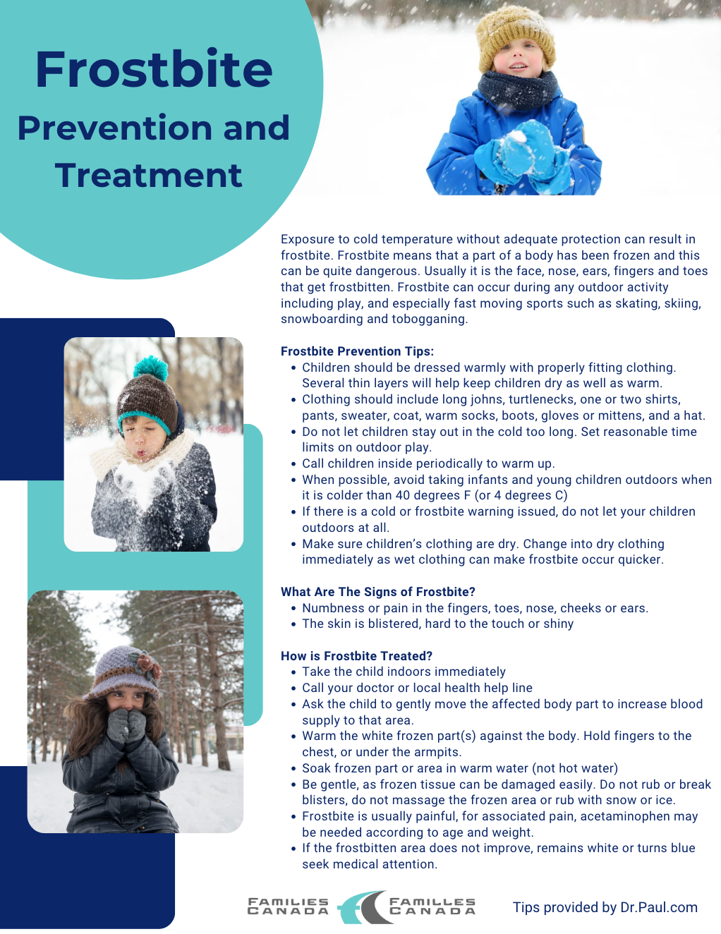 Frostbite Prevention and Treatment – Families Canada
